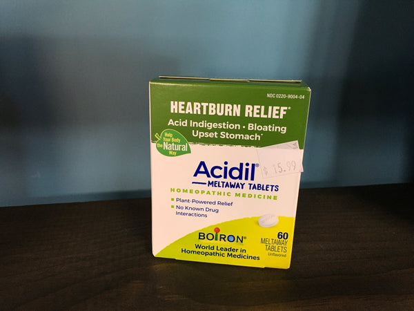 Acidil Heartburn Relief 60 tablets – The Natural Life